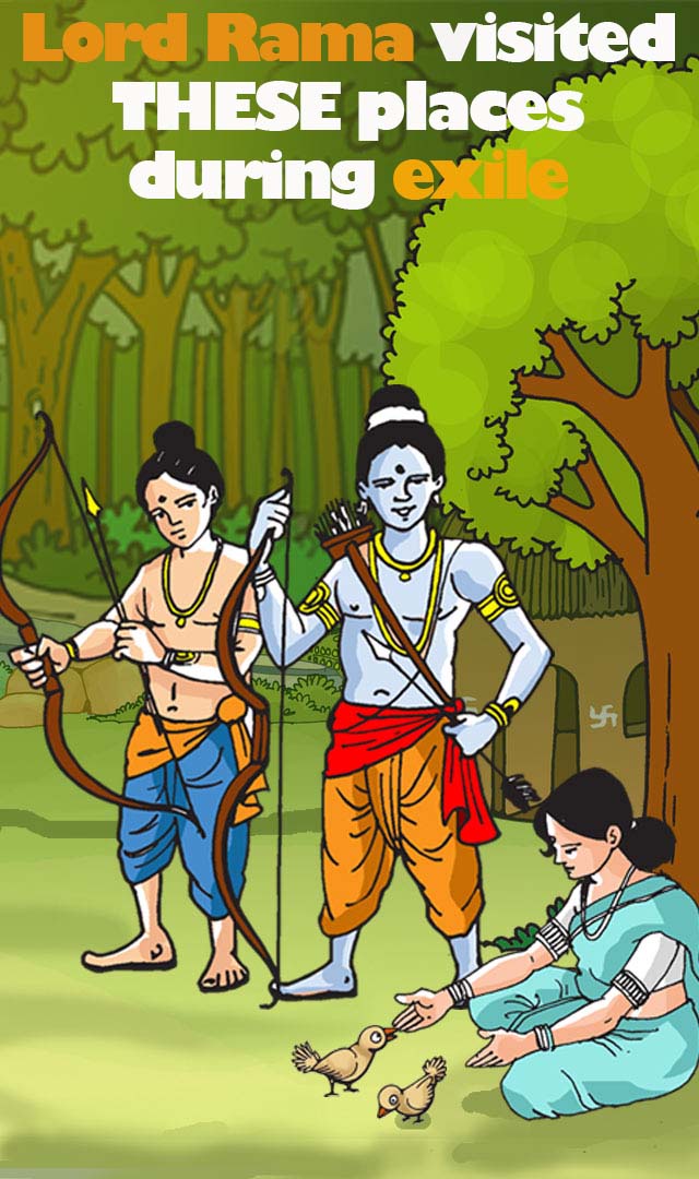 Lord Rama visited THESE places during exile