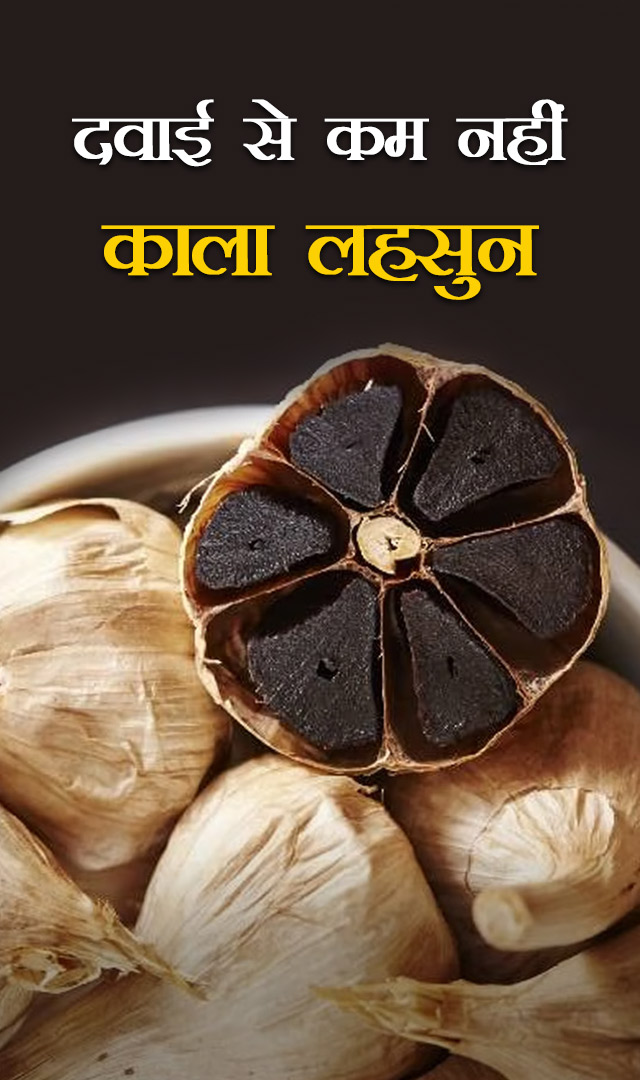 दवाई से कम नहीं काला लहसुन
