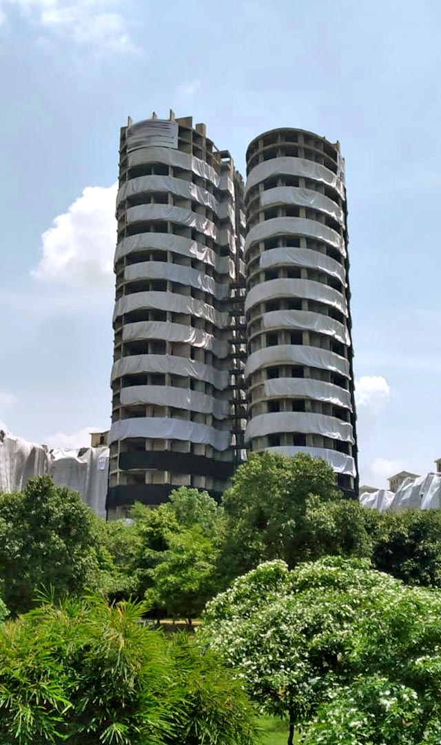 28 अगस्त को गिरेगा नोएडा का सबसे बड़ा ट्विन टॉवर